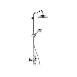 Hansgrohe Showerpipe Axor Montreux m Thermostat, Kopfbrause, 240mm, 1j, brush. ni. (16572820)