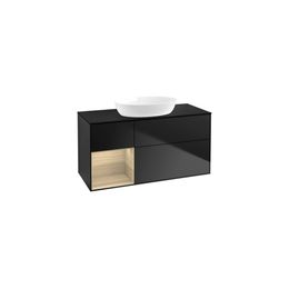 Villeroy & Boch V&B Waschtischunterschrank Wandbeleuchtung Finion 120cm, Pl bla m, Reg Oa ven, bla m Lac ; Villeroy & Boch (GA62PCPD)
