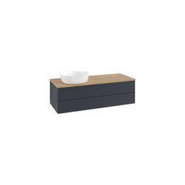 Villeroy & Boch V&B Waschtischunterschrank mit Frontstruktur Antao 120x36x50cm, WBP hon. Oa, md bl. m Lac ; Villeroy & Boch (K22111HG)