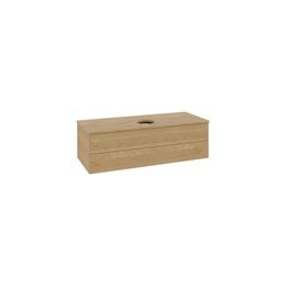 Villeroy & Boch V&B Waschtischunterschrank ohne Frontstruktur, mit Beleuchtung Antao 120x36x50cm, WBP-farbe hon. Oa, hon. oak ; Villeroy & Boch (L21011HN)