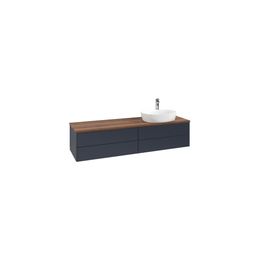 Villeroy & Boch V&B Waschtischunterschrank ohne Frontstruktur -Beleuchtung Antao 160x50cm, HL, WBP w. wal, md bl. m Lac ; Villeroy & Boch (L27052HG)
