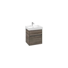 Villeroy & Boch V&B Waschtischunterschrank Collaro 51x54,6x41,4cm, WT mittig, stone oak ; Villeroy & Boch (C00700RK)