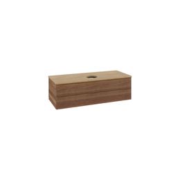 Villeroy & Boch V&B Waschtischunterschrank mit Frontstruktur, mit Beleuchtung Antao 120x36x50cm, WBP-farbe hon. Oa, w. wal ; Villeroy & Boch (L21111HM)