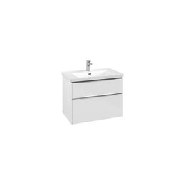 Villeroy & Boch V&B Waschtischunterschrank Subway 3.0 77,2x57,6x47,8cm, m LE/Gr AL g, Bri wh. ; Villeroy & Boch (C574L0VE)