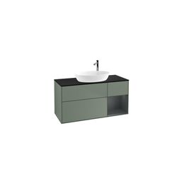 Villeroy & Boch V&B Waschtischunterschrank Wandbeleuchtung Finion 120cm, Pl b m, Reg md m Lac, Oli. m Lac ; Villeroy & Boch (G952HGGM)