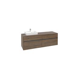 Villeroy & Boch V&B Waschtischunterschrank Collaro 160x54,8x50cm, WT links, arizona oak ; Villeroy & Boch (C07800VH)
