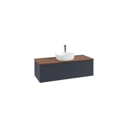 Villeroy & Boch V&B Waschtischunterschrank mit Frontstruktur, mit Beleuchtung Antao 120x36x50cm, HL, WBP w wal, md bl. m Lac ; Villeroy & Boch (L32152HG)