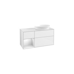 Villeroy & Boch V&B Waschtischunterschrank Wandbeleuchtung Finion 120cm, Pl w m, Rg wh. m Lac, glo wh. Lac ; Villeroy & Boch (GA41MTGF)