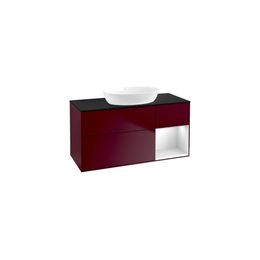 Villeroy & Boch V&B Waschtischunterschrank Wandbeleuchtung Finion 120cm, Pl bla m, Reg wh. m Lac, Peo m ; Villeroy & Boch (GA72MTHB)