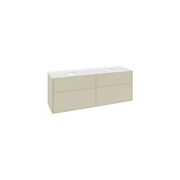 Villeroy & Boch V&B Waschtischunterschrank Finion 160x60cm, Abd.-Pl. wh. m, si Gr m Lac ; Villeroy & Boch (F96100HJ)