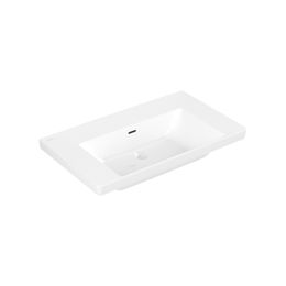 Villeroy & Boch V&B Schrank-Waschtisch Subway 3.0 80x47cm, eck., mit &Uuml;berlauf, wei&szlig; C-plus ; Villeroy & Boch (4A7082R1)