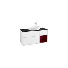 Villeroy & Boch V&B Waschtischunterschrank Wandbeleuchtung Finion 120cm, Pl b m, Rg Peo m Lac, glo wh. Lac ; Villeroy & Boch (G952HBGF)