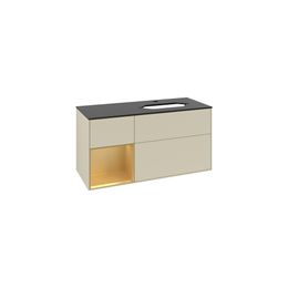 Villeroy & Boch V&B Waschtischunterschrank Finion 120cm, Pl b m, Reg li gol m, si Gr m Lac ; Villeroy & Boch (F272HFHJ)