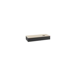 Villeroy & Boch V&B Waschtischunterschrank mit Frontstruktur Antao 120x19x50cm, HL, WBP botti., bla m Lac ; Villeroy & Boch (K12153PD)