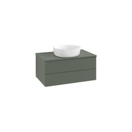 Villeroy & Boch V&B Waschtischunterschrank mit Frontstruktur Antao 80x36x50cm, WBP Lac, lea gre. m Lac ; Villeroy & Boch (K19110HL)