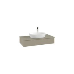 Villeroy & Boch V&B Waschtischunterschrank ohne Frontstruktur, mit Beleuchtung Antao 100x19x50cm, WBP-farbe Lac, bla m Lac ; Villeroy & Boch (L09050PD)