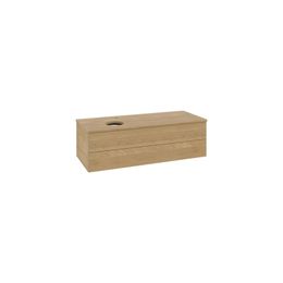 Villeroy & Boch V&B Waschtischunterschrank ohne Frontstruktur, mit Beleuchtung Antao 120x36x50cm, HL, WBP hon. Oa, hon. Oa ; Villeroy & Boch (L22051HN)