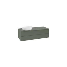 Villeroy & Boch V&B Waschtischunterschrank ohne Frontstruktur, mit Beleuchtung Antao 120x36x50cm, WBP Lac, lea gre. m Lac ; Villeroy & Boch (L22010HL)