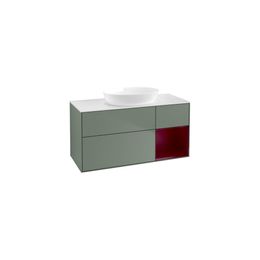 Villeroy & Boch V&B Waschtischunterschrank Wandbeleuchtung Finion 120cm, Pl w m, Reg Peo m Lac, Oli. m Lac ; Villeroy & Boch (GA71HBGM)