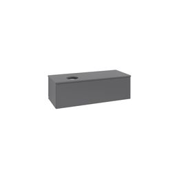 Villeroy & Boch V&B Waschtischunterschrank ohne Frontstruktur, mit Beleuchtung Antao 120x36x50cm, WBP Lac, Anthrac. m Lac ; Villeroy & Boch (L33010GK)