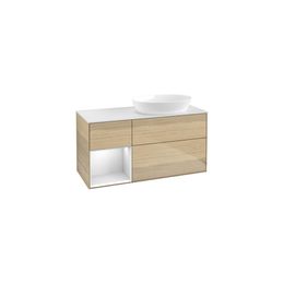 Villeroy & Boch V&B Waschtischunterschrank Wandbeleuchtung Finion 120cm, Pl wh. m, Reg wh. m Lac, Oa ven ; Villeroy & Boch (GA41MTPC)