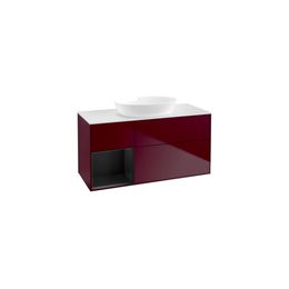 Villeroy & Boch V&B Waschtischunterschrank Wandbeleuchtung Finion 120cm, Pl wh. m, Reg bla m Lac, Peo m ; Villeroy & Boch (GA61PDHB)