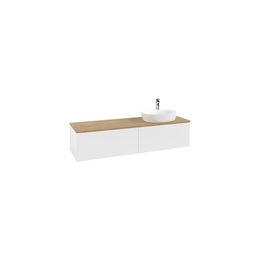 Villeroy & Boch V&B Waschtischunterschrank ohne Frontstruktur -Beleuchtung Antao 160x50cm, HL, WBP hon. Oa, wh. m Lac ; Villeroy & Boch (L38051MT)