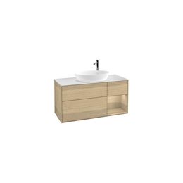 Villeroy & Boch V&B Waschtischunterschrank Wandbeleuchtung Finion 120cm, Pl wh. m, Reg Oa ven, Oa ven ; Villeroy & Boch (G951PCPC)