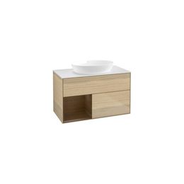 Villeroy & Boch V&B Waschtischunterschrank Wandbeleuchtung Finion 100, Abd.-Pl. wh. m, Reg wal ven, Oa ven ; Villeroy & Boch (GA11GNPC)