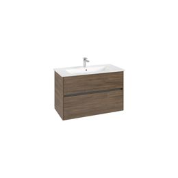 Villeroy & Boch V&B Waschtischunterschrank Collaro 96,1x61x48cm, WT mittig, arizona oak ; Villeroy & Boch (C14500VH)