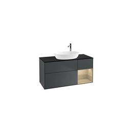 Villeroy & Boch V&B Waschtischunterschrank Wandbeleuchtung Finion 120cm, Pl b m, Reg Oa ven, md bl. m Lac ; Villeroy & Boch (G952PCHG)