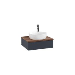 Villeroy & Boch V&B Waschtischunterschrank mit Frontstruktur Antao 60x19x50cm, HL, WBP w. wal, md bl. m Lac ; Villeroy & Boch (K07152HG)