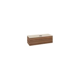 Villeroy & Boch V&B Waschtischunterschrank ohne Frontstruktur Antao 120x36x50cm, WBP-farbe botti., w. walnut ; Villeroy & Boch (K21013HM)