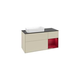 Villeroy & Boch V&B Waschtischunterschrank Finion 120x60 cm, Reg re Peo, si Gr m Lacquer ; Villeroy & Boch (F692HBHJ)