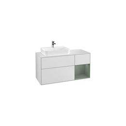 Villeroy & Boch V&B Waschtischunterschrank Finion 120cm, Pl w m, Rg r Ol m Lac, wh. m Lac ; Villeroy & Boch (F401GMMT)