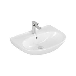 Villeroy & Boch V&B Waschtisch O.Novo 60x46cm, ov., o. Hahnl., o. &Uuml;L, we C+ ; Villeroy & Boch (4A4063R1)