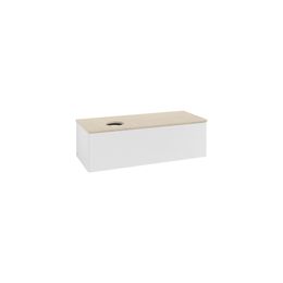 Villeroy & Boch V&B Waschtischunterschrank mit Frontstruktur, mit Beleuchtung Antao 120x36x50cm, WBP botti., glo wh. Lac ; Villeroy & Boch (L33113GF)