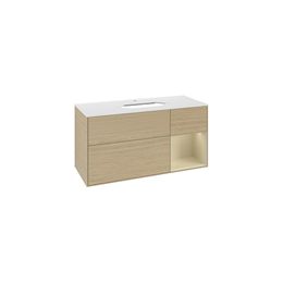 Villeroy & Boch V&B Waschtischunterschrank Finion 120cm, Pl w m, Rg re si Gr m Lac, Oa ven ; Villeroy & Boch (F301HJPC)