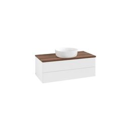 Villeroy & Boch V&B Waschtischunterschrank ohne Frontstruktur -Beleuchtung Antao 100x36x50cm, WBP-farbe w. wal, wh. m Lac ; Villeroy & Boch (L20012MT)