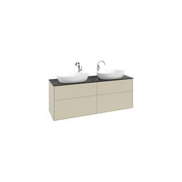 Villeroy & Boch V&B Waschtischunterschrank Finion 160x60cm, Abd.-Pl. bla m, si Gr m Lac ; Villeroy & Boch (F96200HJ)