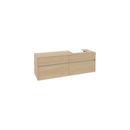 Villeroy & Boch V&B Waschtischunterschrank Collaro 160x54,8x50cm, WT rechts, nordic oak ; Villeroy & Boch (C07900VJ)