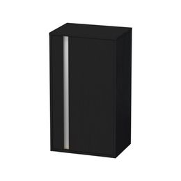 Duravit Halbhochschrank Ketho 50x36x88cm, T&uuml;r rechts, Eiche schwarz (KT1266R1616)