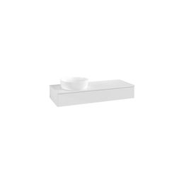 Villeroy & Boch V&B Waschtischunterschrank ohne Frontstruktur, mit Beleuchtung Antao 120x19x50cm, WBP-farbe Lac, glo wh. Lac ; Villeroy & Boch (L11010GF)