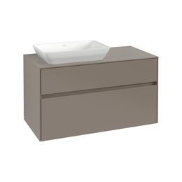 Villeroy & Boch V&B Waschtischunterschrank Collaro 100x54,8x50cm, Waschtisch links, taupe ; Villeroy & Boch (C11000VM)