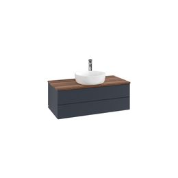 Villeroy & Boch V&B Waschtischunterschrank mit Frontstruktur Antao 100x36x50cm, HL, WBP w wal, md bl. m Lac ; Villeroy & Boch (K20152HG)