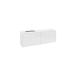 Villeroy & Boch V&B Waschtischunterschrank Collaro 160x54,8x50cm, WT l, LED 12W, glo wh. ; Villeroy & Boch (C121B0DH)