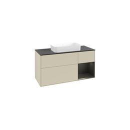 Villeroy & Boch V&B Waschtischunterschrank Finion 120x60 cm, Reg re bla m Lac, si Gr m Lac ; Villeroy & Boch (F712PDHJ)