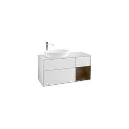 Villeroy & Boch V&B Waschtischunterschrank Wandbeleuchtung Finion 120cm, Pl wh. m, Reg wal ven, wh. m Lac ; Villeroy & Boch (G931GNMT)