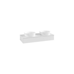 Villeroy & Boch V&B Waschtischunterschrank mit Frontstruktur Antao 120x19x50cm, WBP-farbe Lac, glo wh. Lac ; Villeroy & Boch (K13110GF)