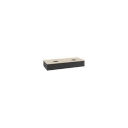 Villeroy & Boch V&B Waschtischunterschrank mit Frontstruktur Antao 120x19x50cm, WBP-farbe botti., bla m Lac ; Villeroy & Boch (K13113PD)